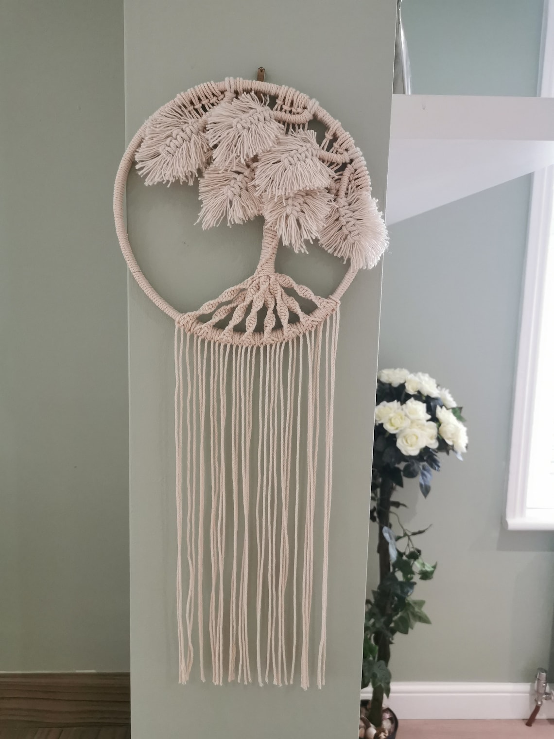 Makramee Baum des Lebens / Makramee Baum / Wandbehang / Traumfänger / Boho / Boho / Kinderzimmer ...