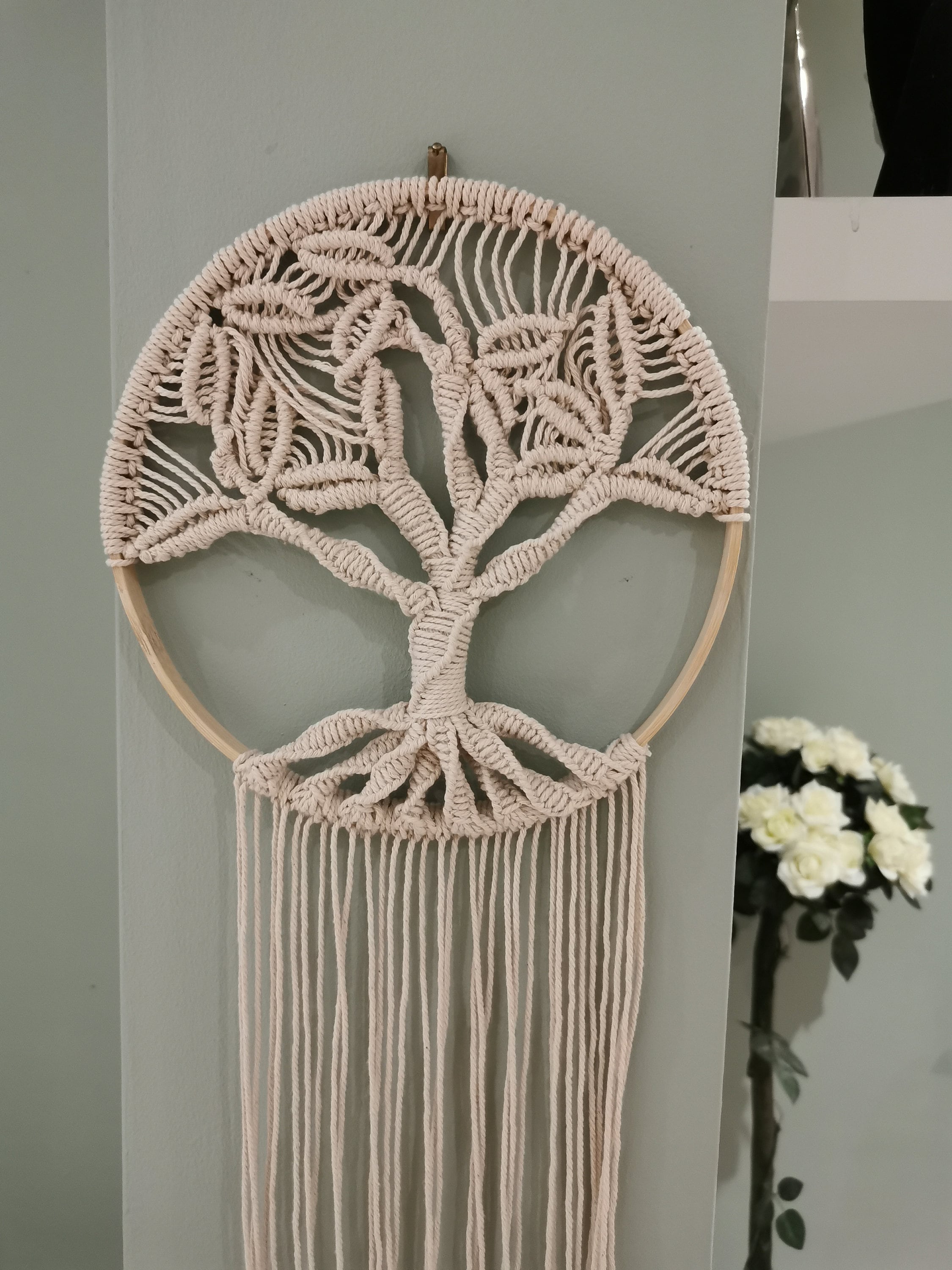 Makramee Baum des Lebens / Makramee Baum Wandbehang / Makramee - Etsy.de