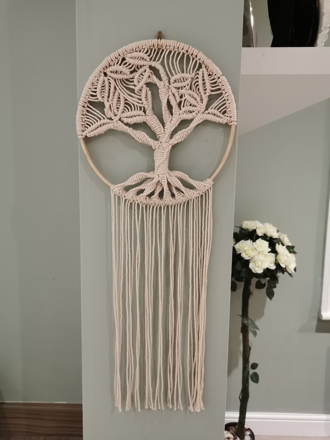 Makramee Baum des Lebens / Makramee Baum Wandbehang / Makramee - Etsy.de