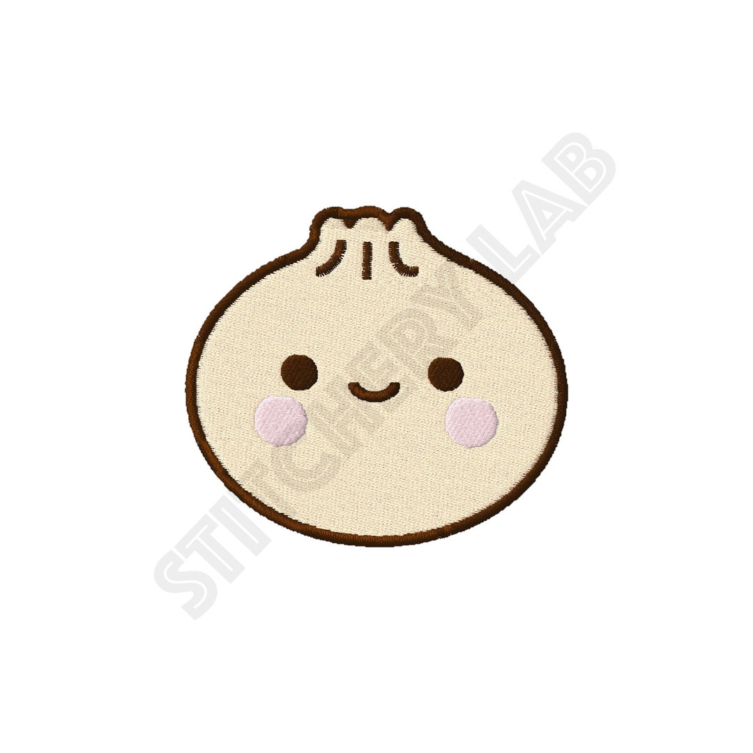 Dumpling Bao Machine Embroidery Design File Kawaii Collection Instant ...