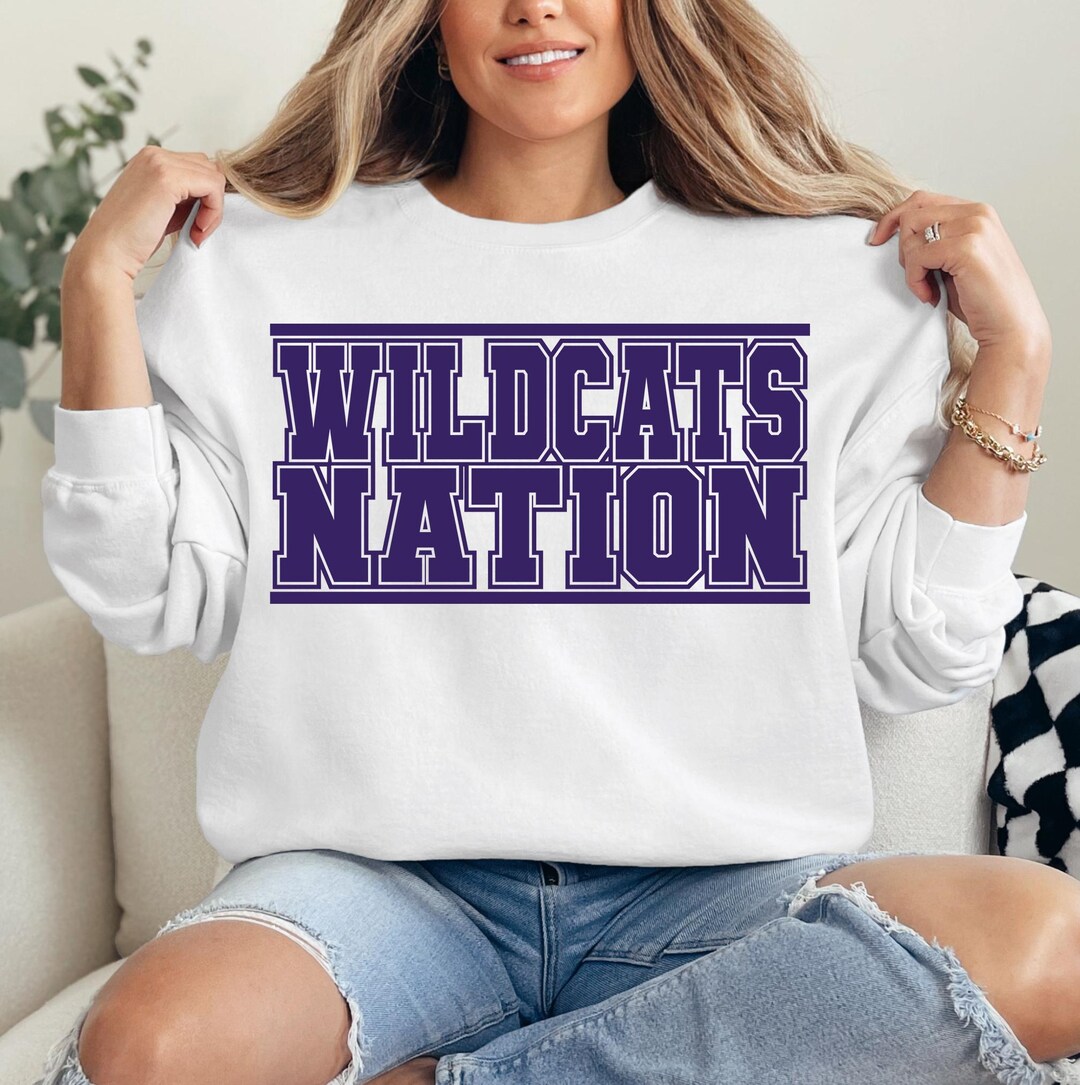 Wildcats Nation, Wildcats Svg for Cutting With Cricut, Png T-shirt ...