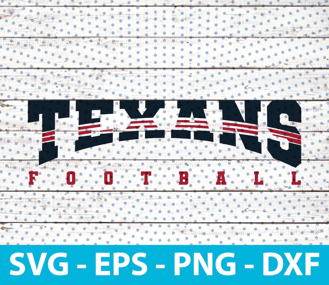 Texans Football Svg, Mascot Logo for Football Team, Instant Download ...