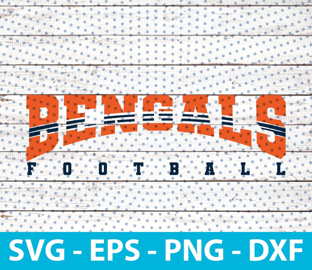 Bengals Football Svg, Mascot Logo for Football Team, Instant Download ...