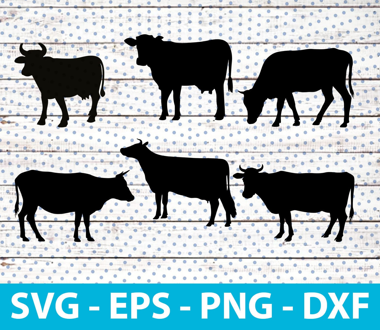 Cow SVG Bundle - Etsy