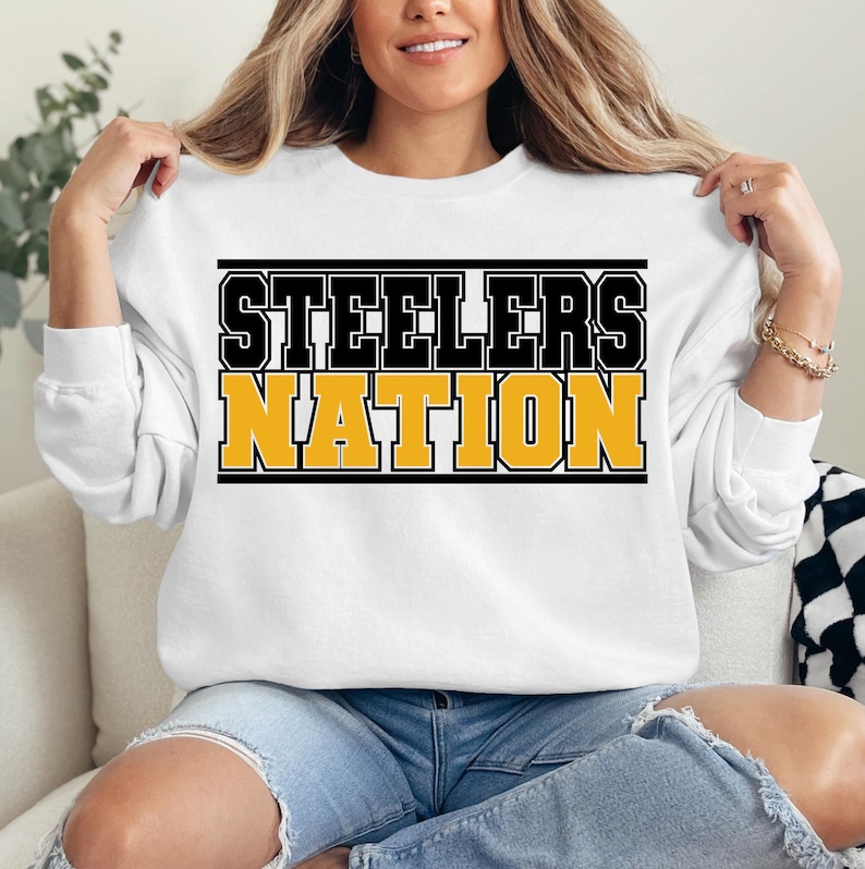 Steelers Nation, Steelers Svg for Cutting With Cricut, Png T-shirt ...