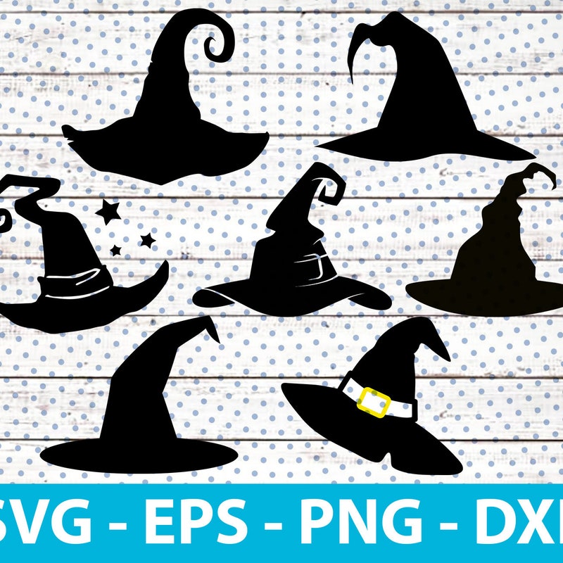 Witch Hat Svg - Etsy