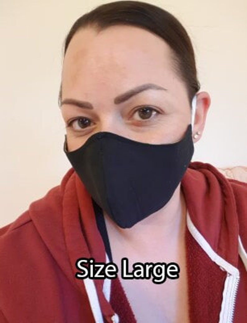 The Most Comfortable Mask EVER! All Black, Custom Made to Fit Your ...