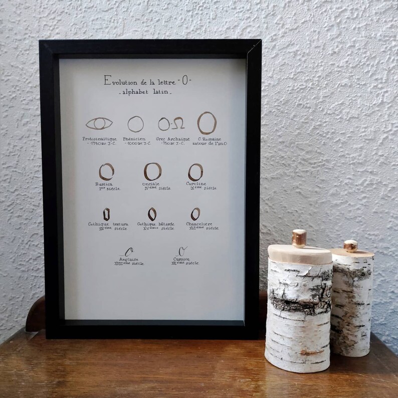 Latin Alphabet Evolution Poster – Educational Poster Letters A to Z ...