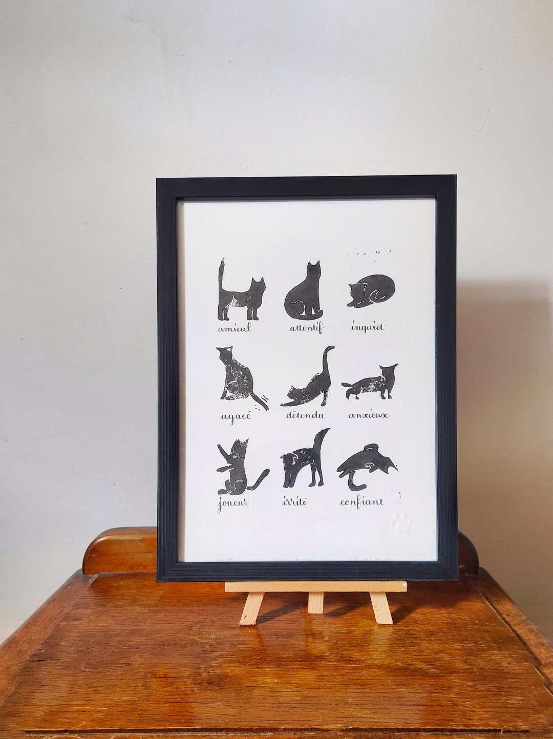 "cat Mood" Poster - Etsy