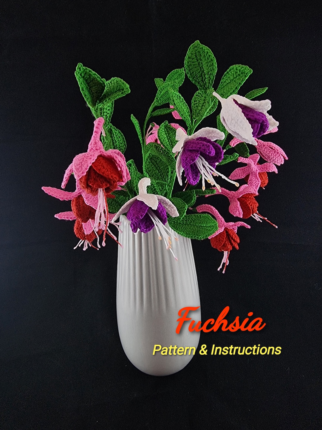 Crochet Pattern Fuchsia - Etsy