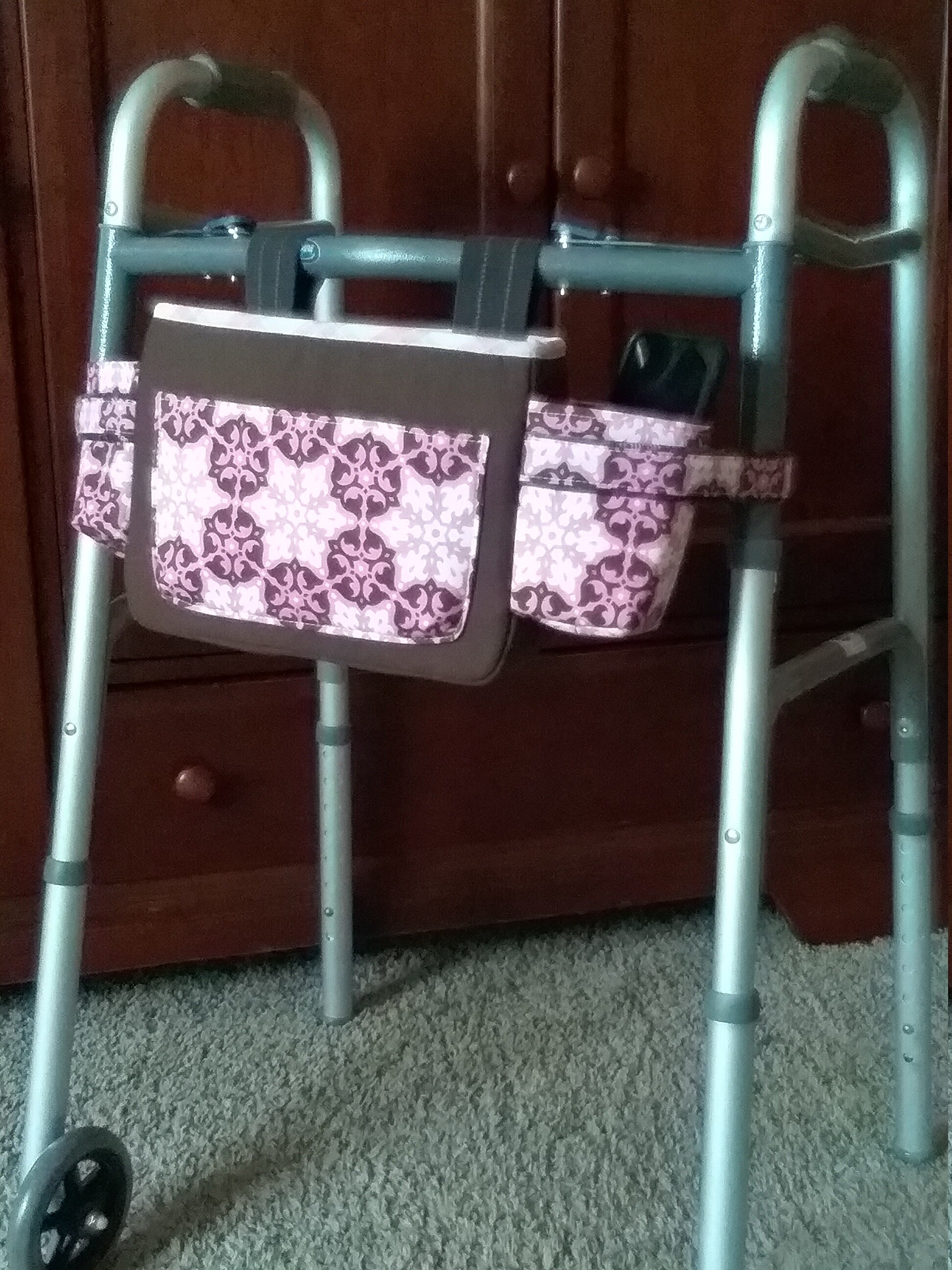 Walker Caddy, Walker Bag, Walker Organizer, Mobility Accessory, Walker ...