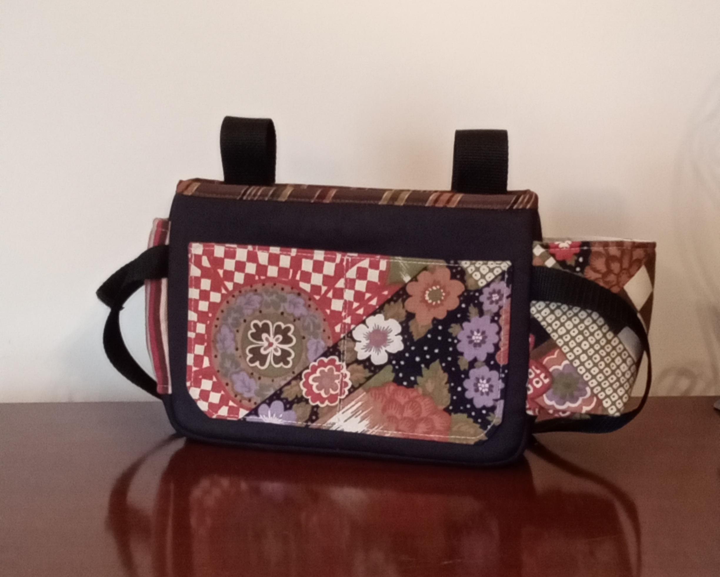 Handmade Walker Caddy, Floral Patchwork, Cup Holder - Etsy
