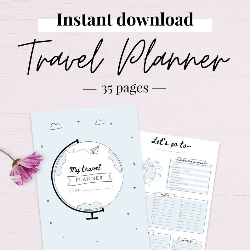Trip Itinerary | Vacation Planner | Travel Plan | Packing List ...