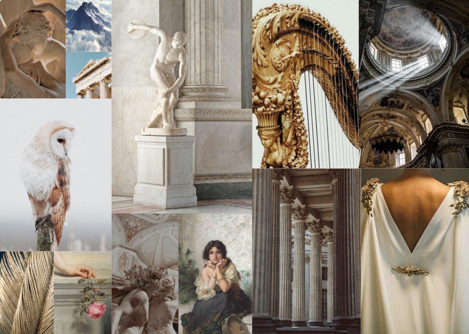 Greek Mythology Wall Collage Prints Kit 50 Pcs - Etsy