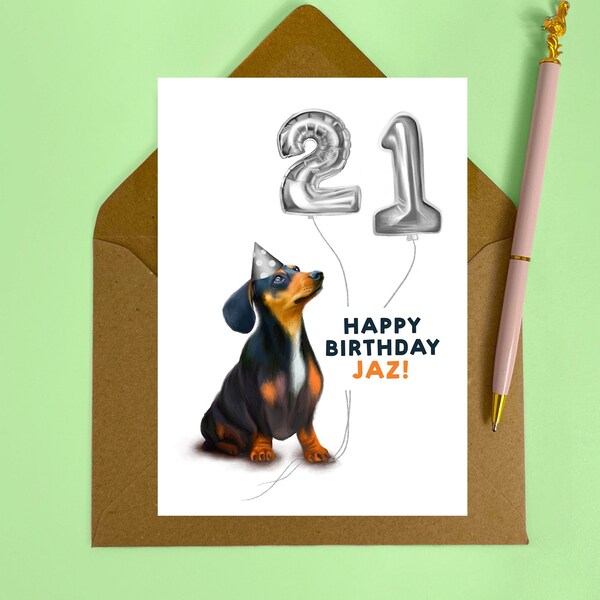 21st Birthday Dog - Etsy