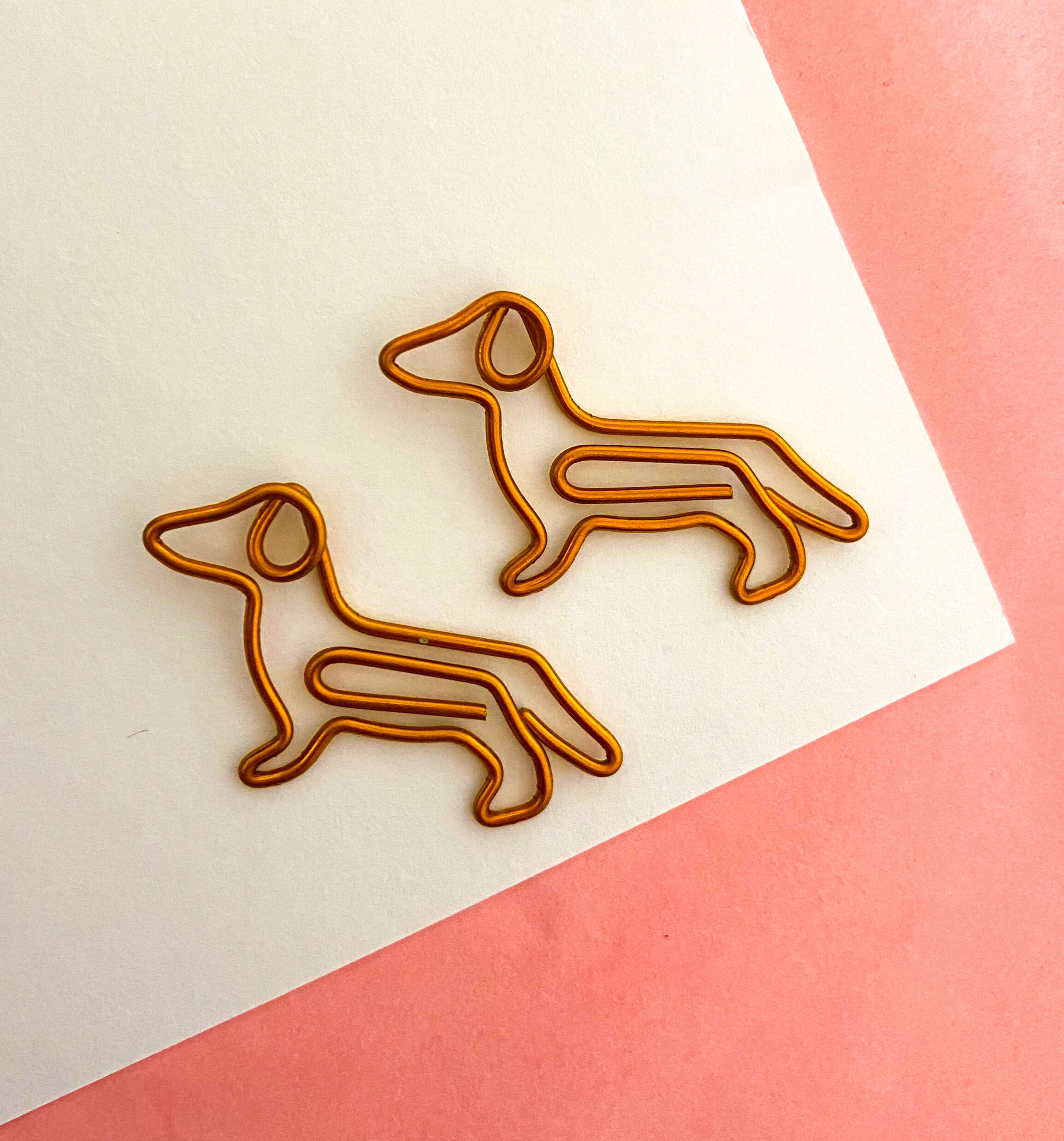 Sausage Dog Paper Clips 10 Paper Clips Dachshund Paper | Etsy UK