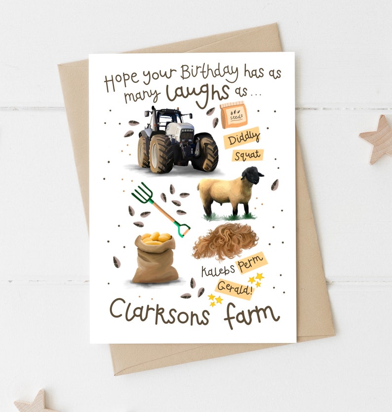 Clarksons Farm Birthday Card Funny Birthday Card Jeremy - Etsy Ireland