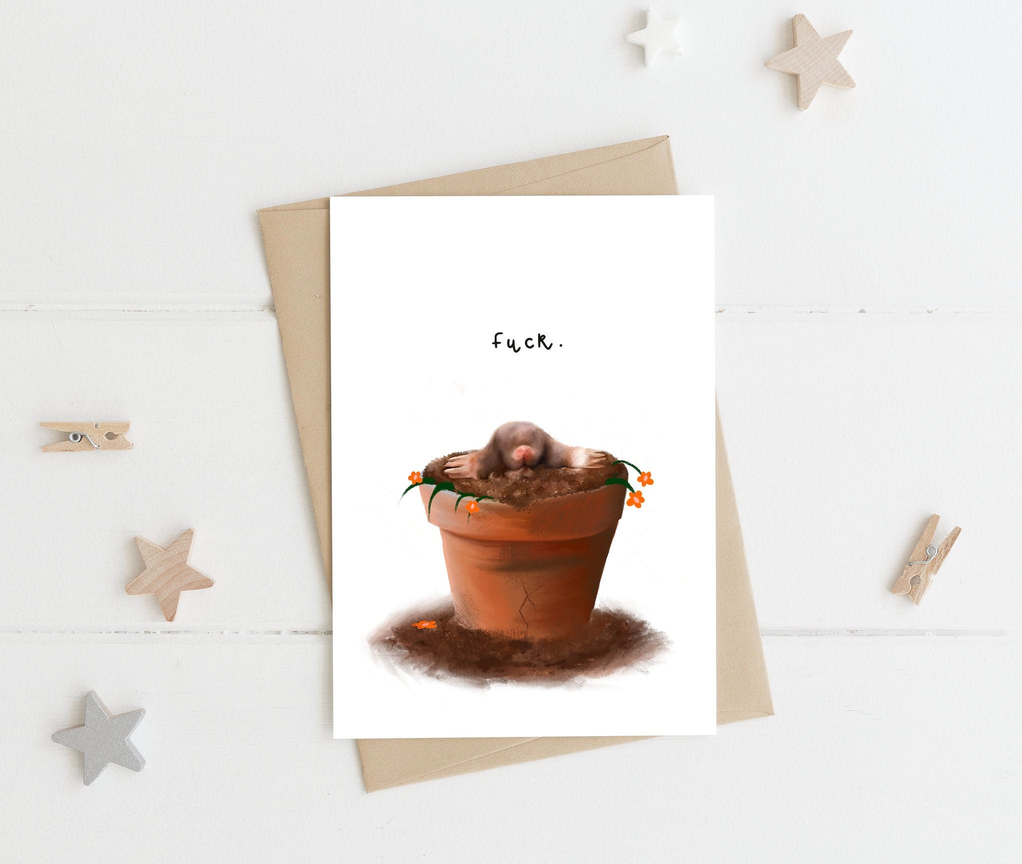 Funny Mole Card Unusual Card Rude Card Gifts for Him - Etsy UK