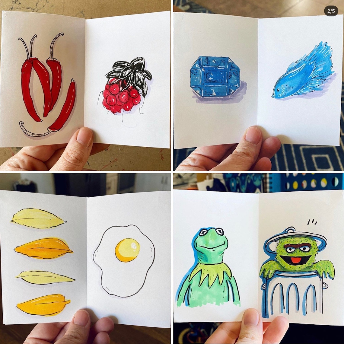 Color Zine Bundle mini zine illustration art zine bundle | Etsy