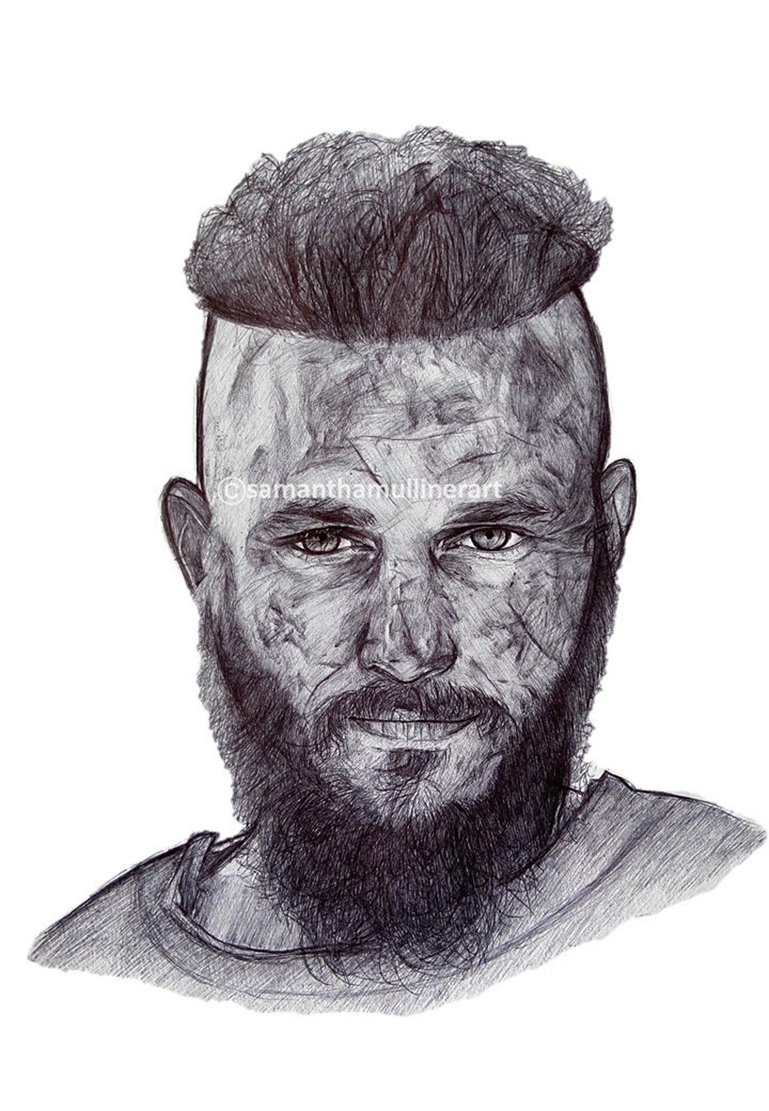 Ragnar Lothbrok Art Print - Etsy UK