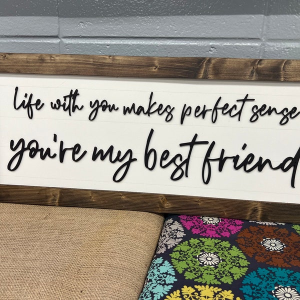 My Best Friend Sign - Etsy