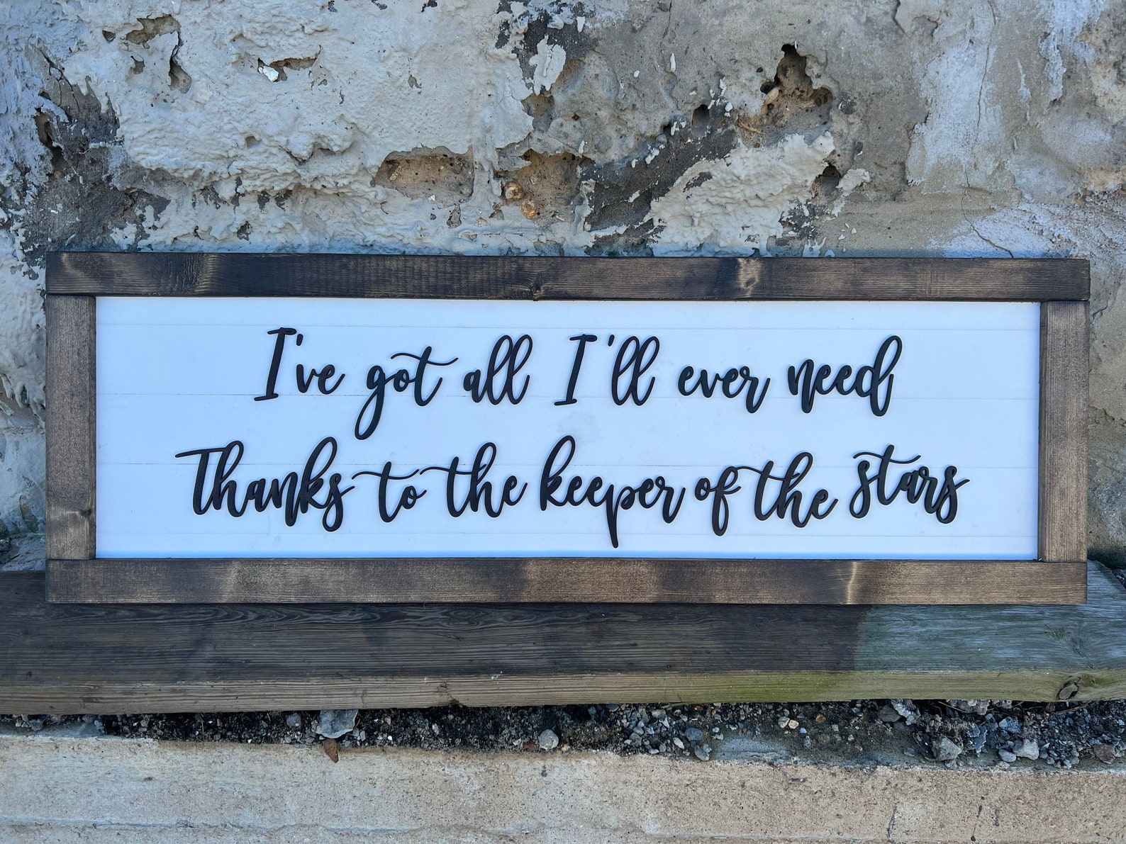 Keeper of the Stars Lyric Sign Farmhouse - Etsy