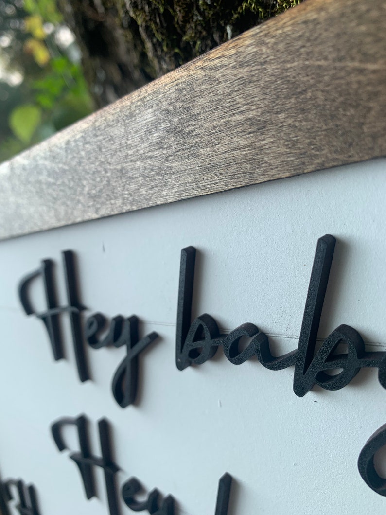 Blues Man Sign Hey Baby I Love You - Etsy