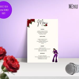 Selena Inspired Party Pack Editable Birthday Decorations Bundle Latina ...