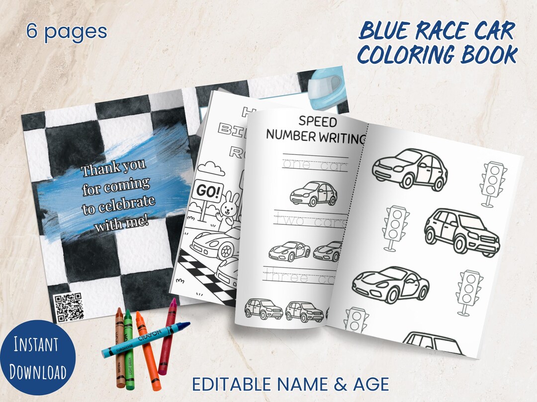 Race Car Coloring Pages Printable Kids Activity Sheets Racing Theme Fun ...