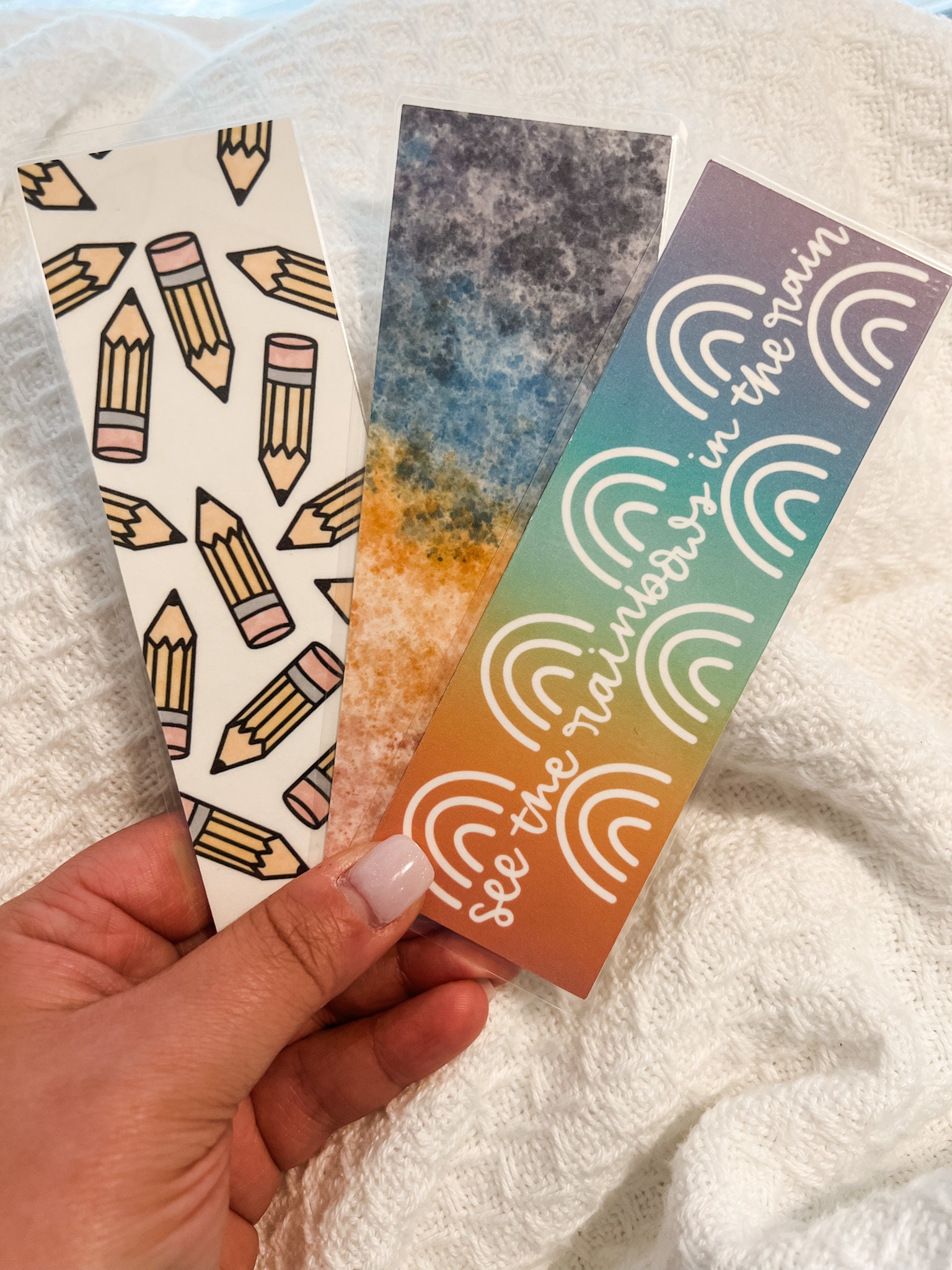 Watercolor Bookmark Set Watercolor Pencils, See the Rainbows, and ...