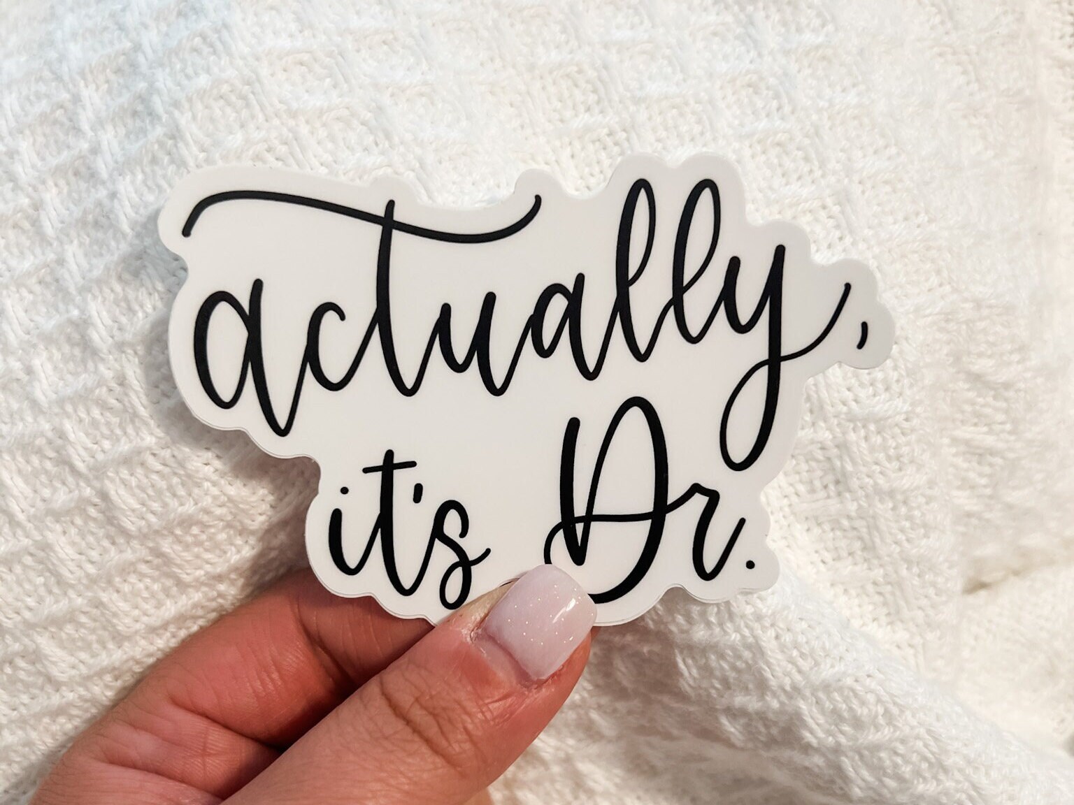 Actually It's Doctor Car Decal Waterproof Vinyl Decal - Etsy