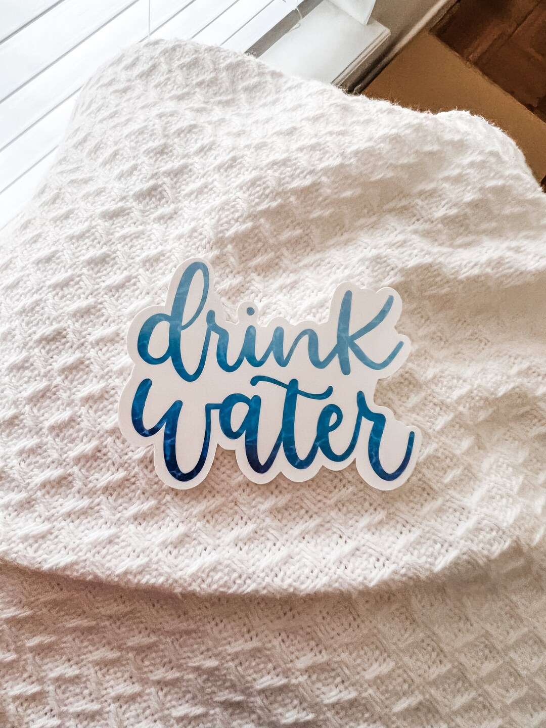 Drink Water Sticker | 3 X 3.5 | Hydrate Stickers for Water Bottle ...