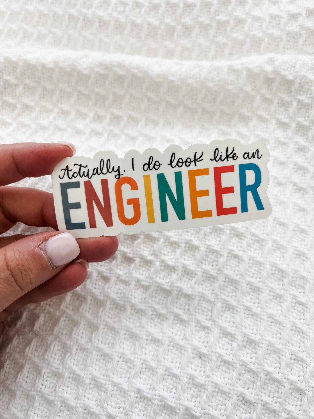 Actually, I Do Look Like an Engineer Sticker | Engineer Gift ...