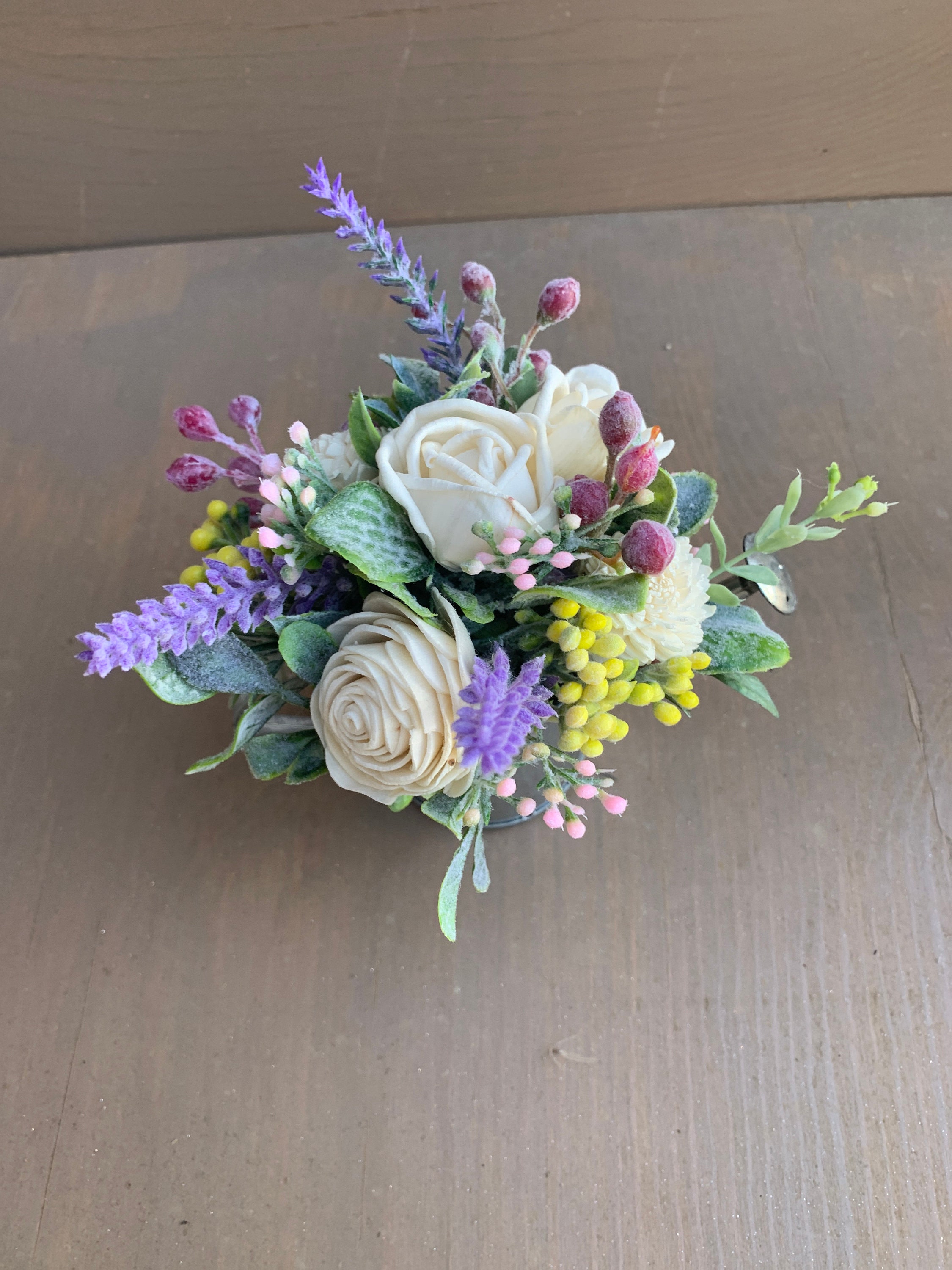 Mini Flower Arrangements Spring Tier Tray Decor Spring | Etsy