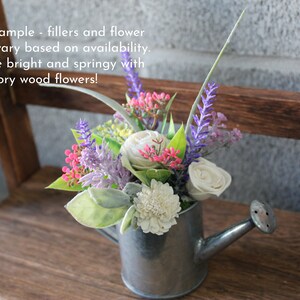 Mini Flower Arrangements Spring, Tier Tray Decor Spring, Tiered Tray ...