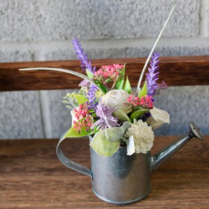 Mini Flower Arrangements Spring, Tier Tray Decor Spring, Tiered Tray ...