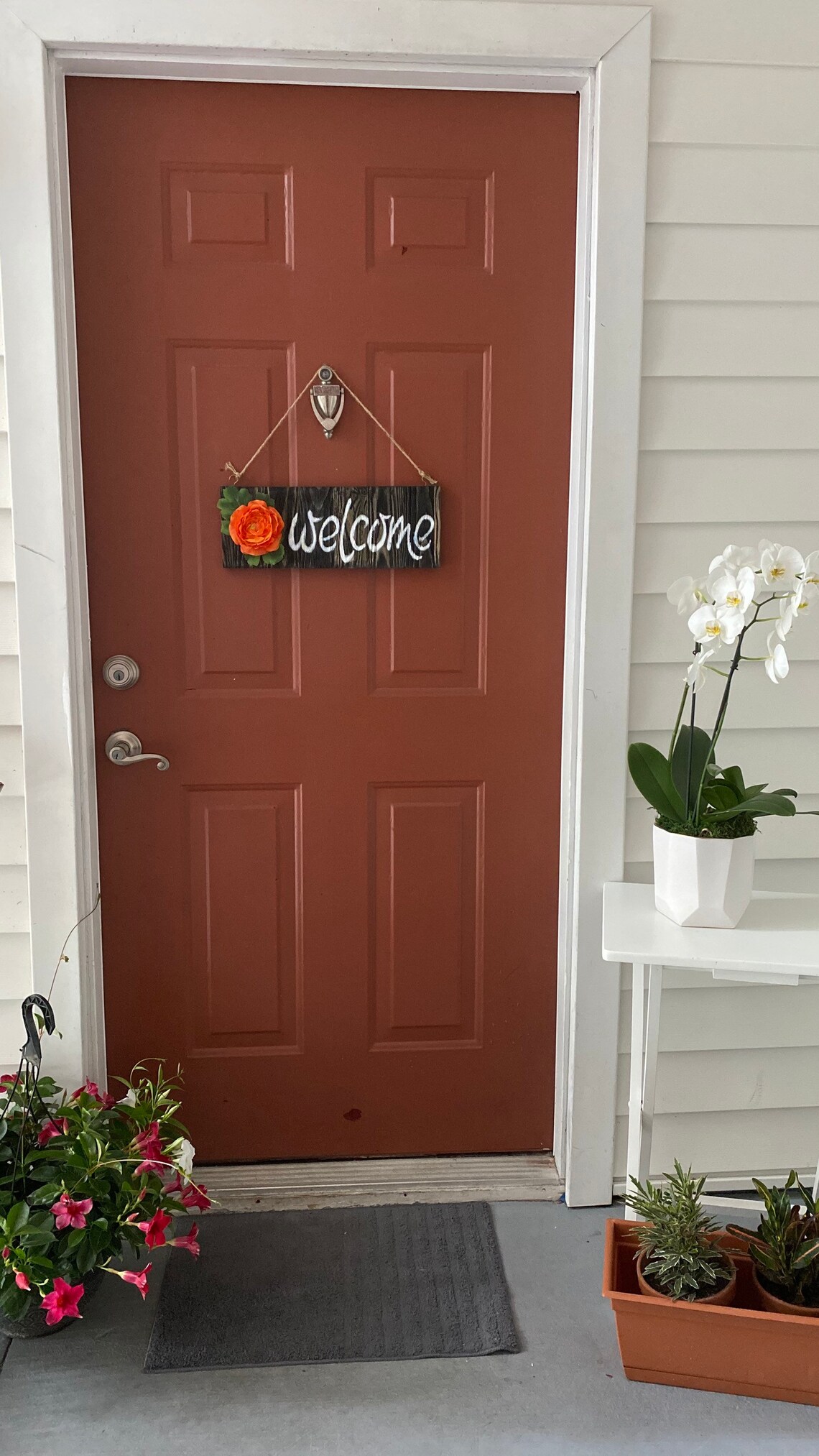 Welcome Sign Outdoor Sign Front Door Decor Wooden Sign - Etsy