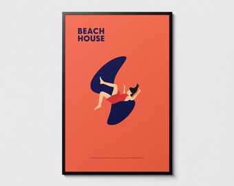 Beach House Poster Band - Etsy