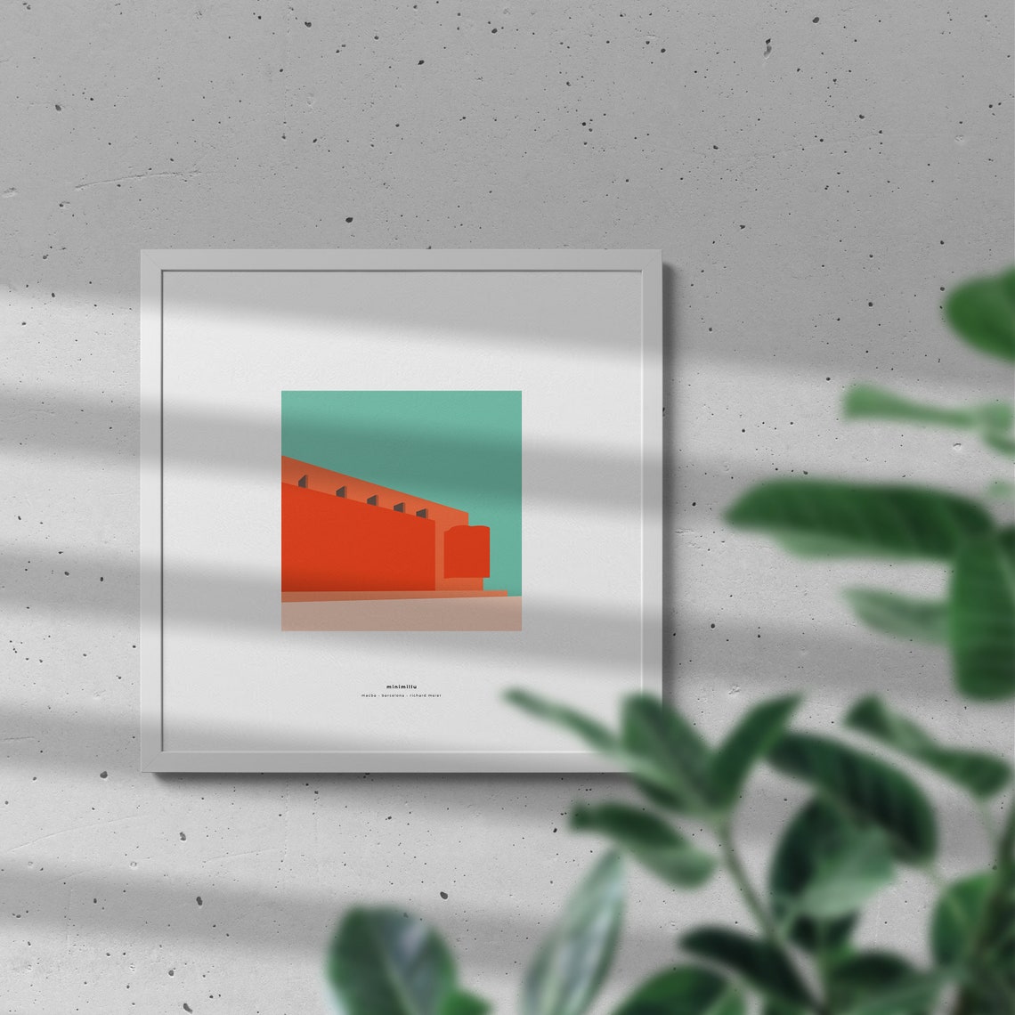 MACBA | Richard Meier | Barcelona | Minimal Architecture Fine Art Print ...