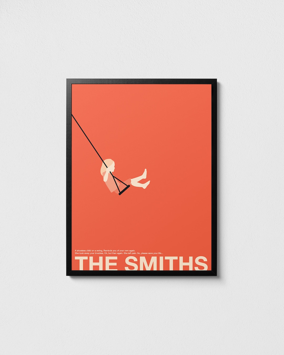 The Smiths Poster: This Night Has Opened My Eyes Lyrics, Minimalist Art ...
