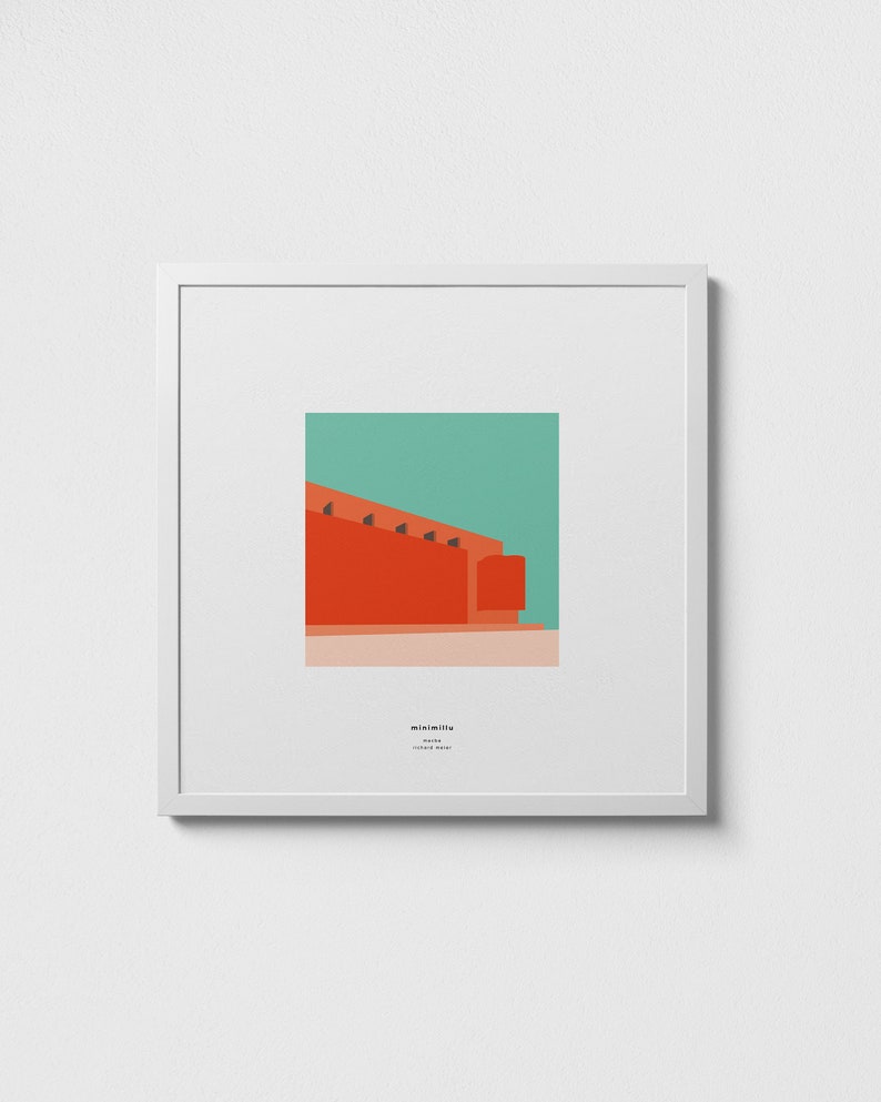 MACBA | Richard Meier | Barcelona | Minimal Architecture Fine Art Print ...