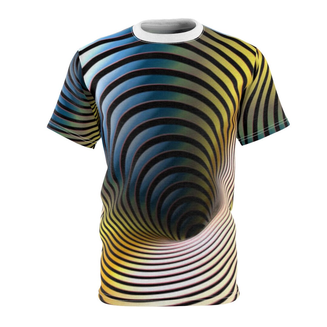 Optical Illusion Vortex Shirt | Optical Illusion Hole | Science Shirt ...