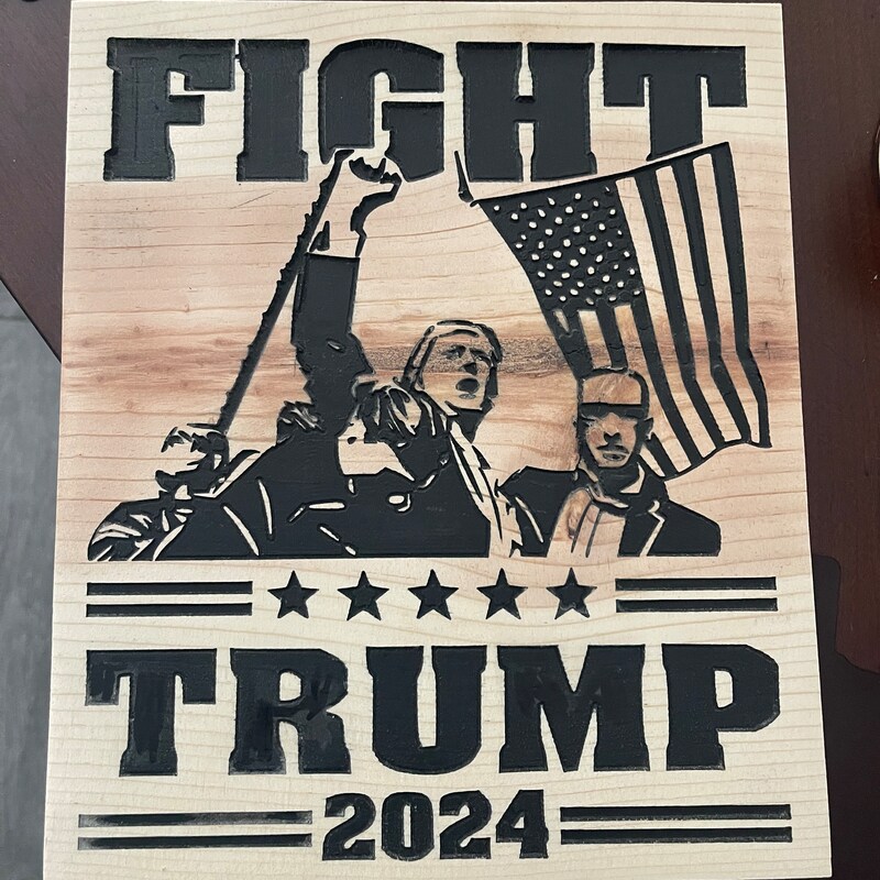Trump Fight Statue - Etsy