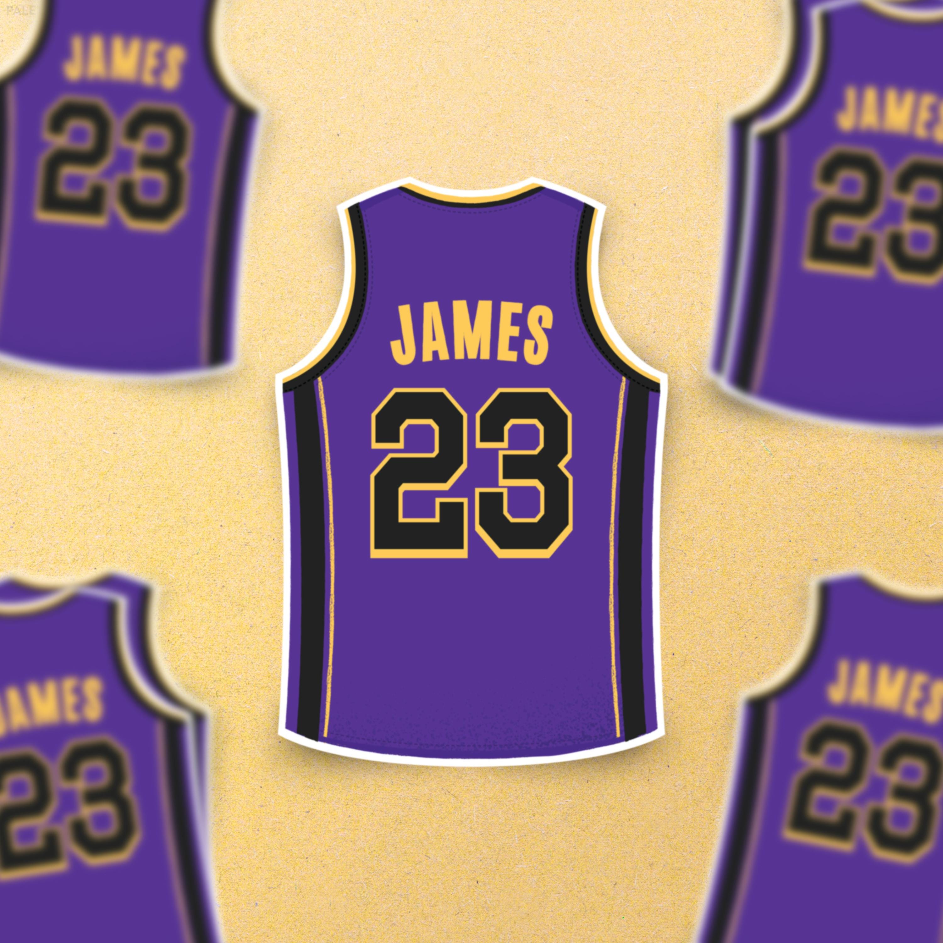 Jersey Sticker, Lebron Sticker, James Sticker, Basketball Jersey ...