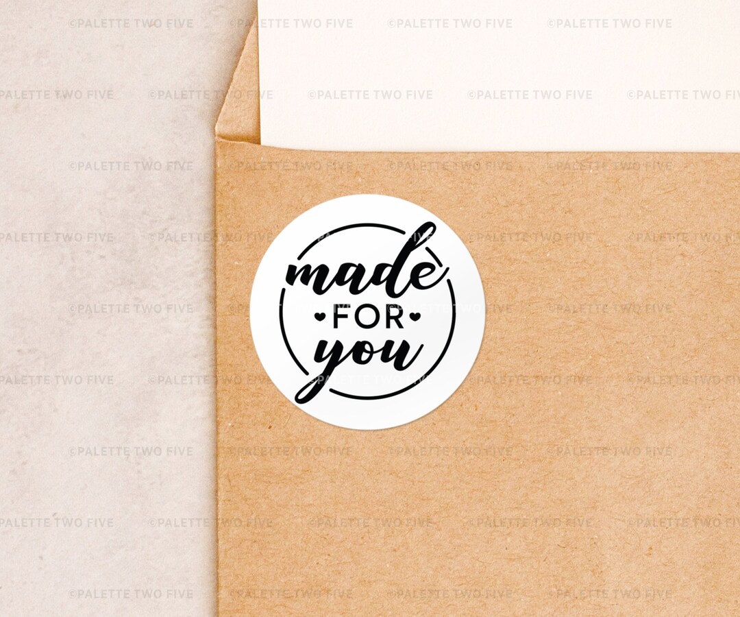 Made for You Label, Gift Tag Sticker, Gift Label, Gift Tag Label, Gift ...