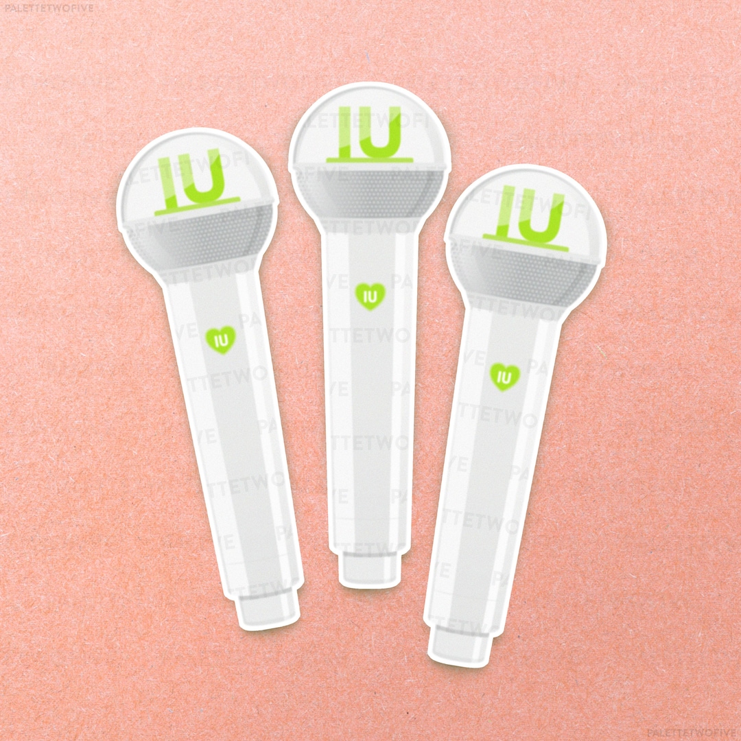 IU Sticker, Uaena Sticker, Kpop Sticker, IU Mic, IU Light Stick Sticker ...