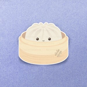 Bao Sticker, Bao Dumpling Sicker, Cute Dumpling Sticker, Cute Character ...
