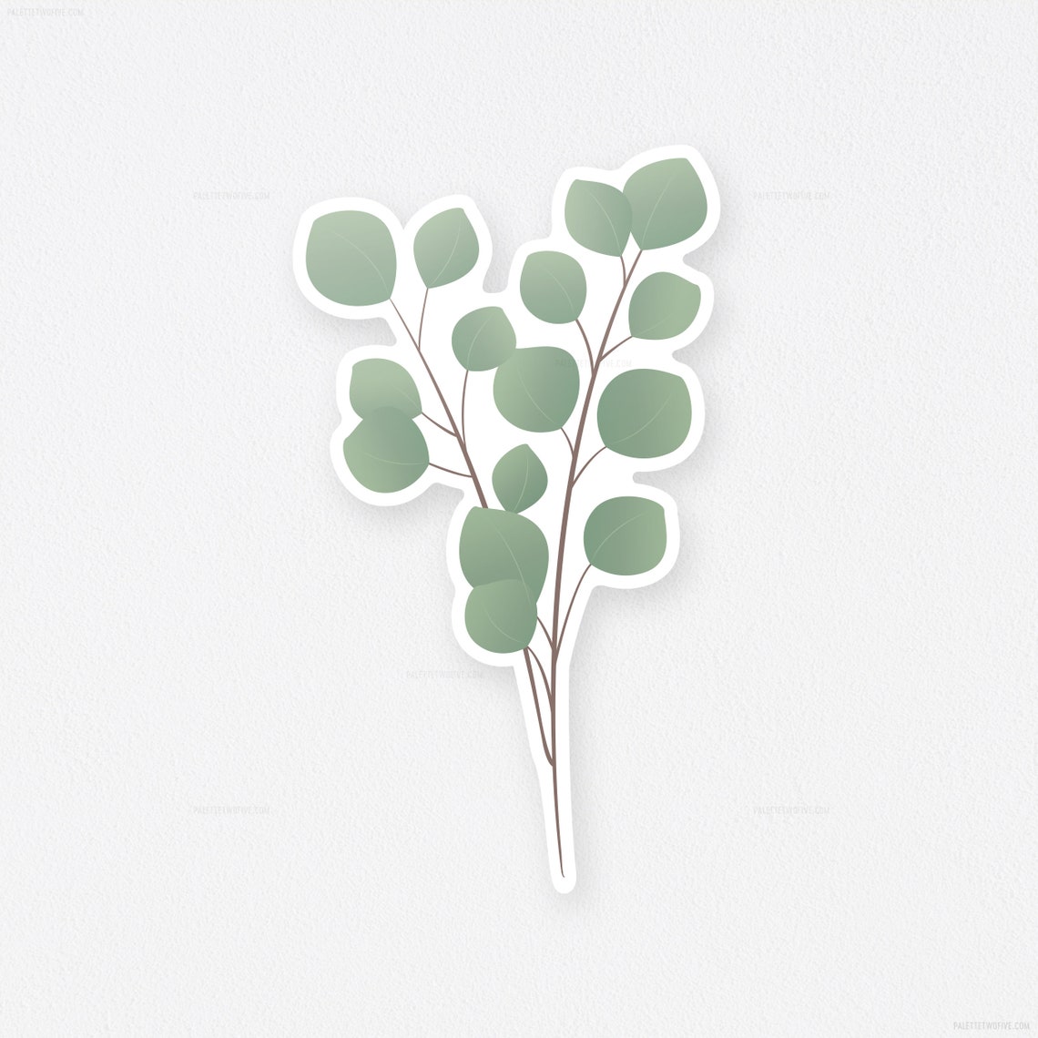 Eucalyptus Sticker Plant Sticker Pretty Leaves Sticker - Etsy Nederland