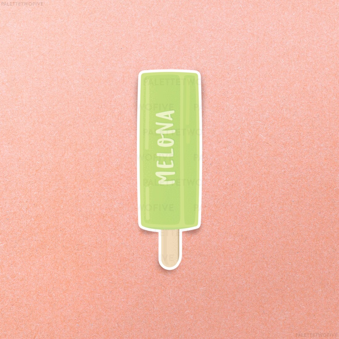 Melona Ice Cream, Korean Food Sticker, Ice Cream Sticker, Korean Food ...