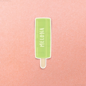 Melona Ice Cream, Korean Food Sticker, Ice Cream Sticker, Korean Food ...
